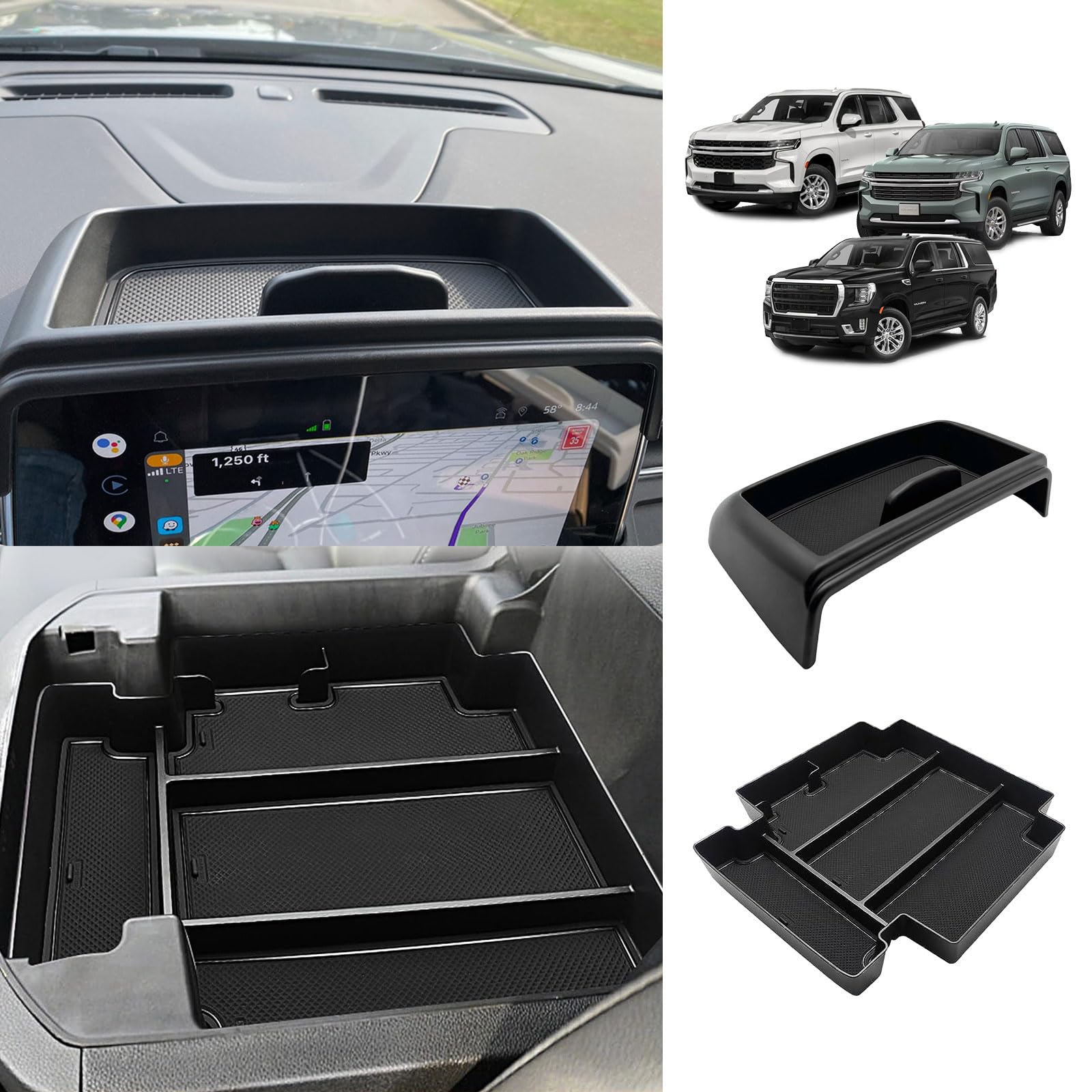 Muslogy for 2021-2024 Yukon Tahoe Suburban Sliding Center Console ...