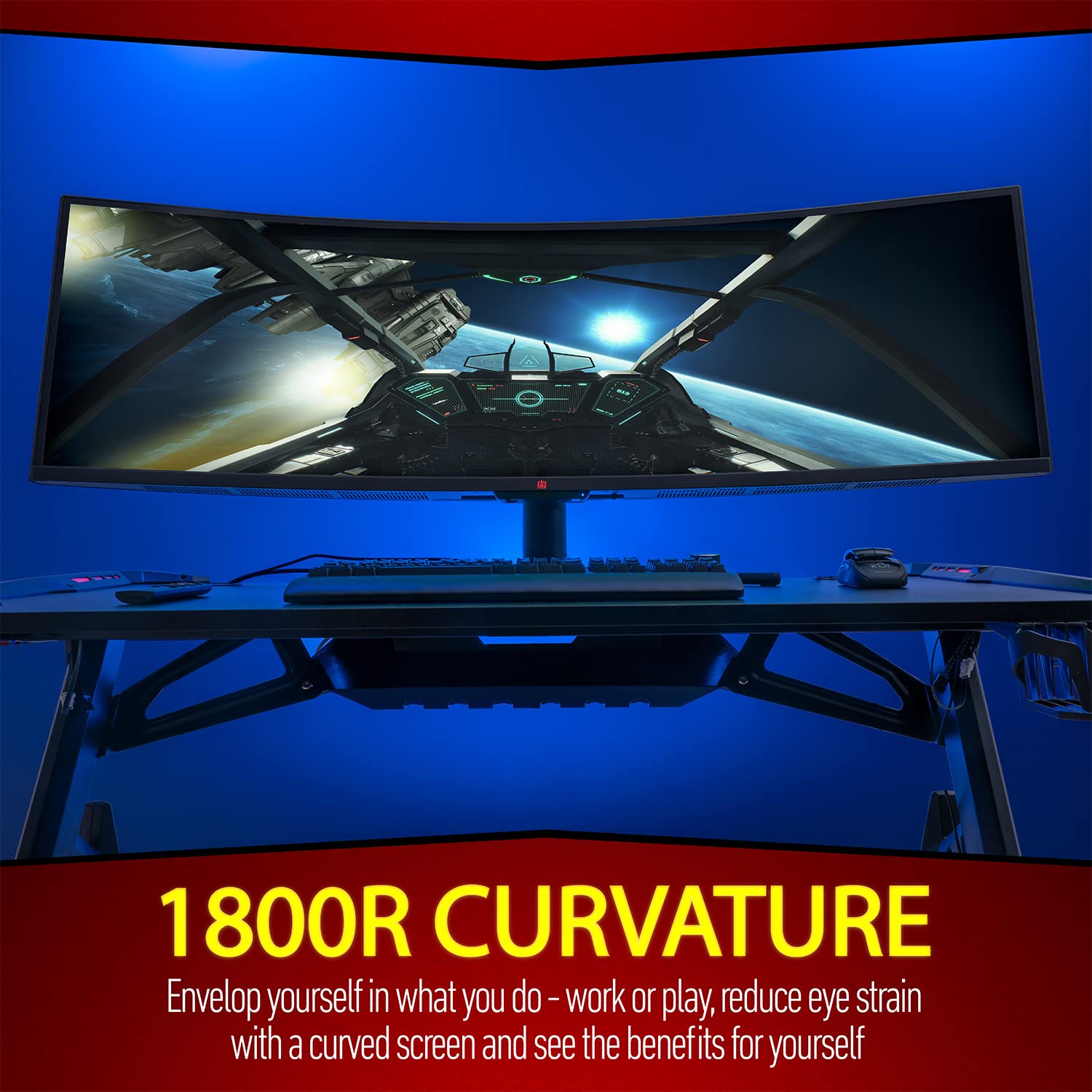 Mua Deco Gear 49" Curved Ultrawide 5K Gaming Monitor, 32:9, 120 Hz, 101 ...