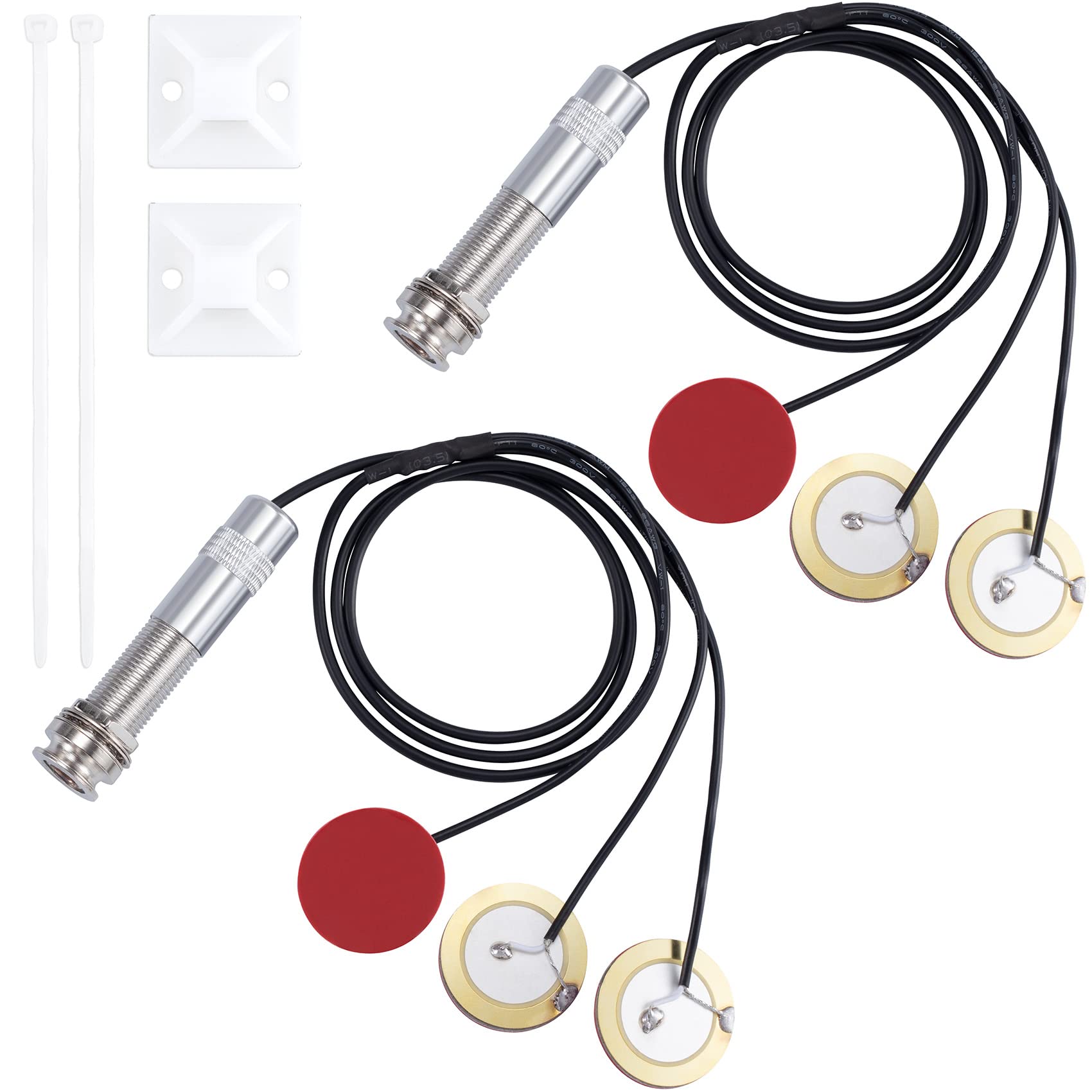 Self-adhesive Pickups Piezo Transducer Piezo Contact Microphone Pickup