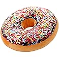 Amazon.com: ChezMax Round Donut Pillow 16 Inch, Soft Decorative 3D ...