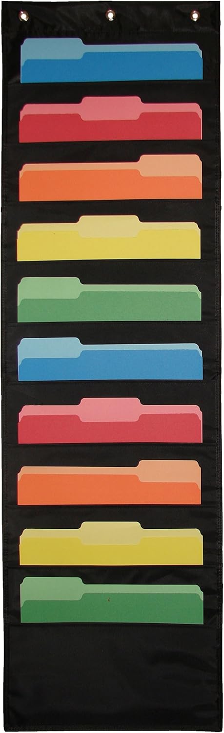 Amazon.com : Hanging Paper Organizer & Wall File Holder - Premium ...