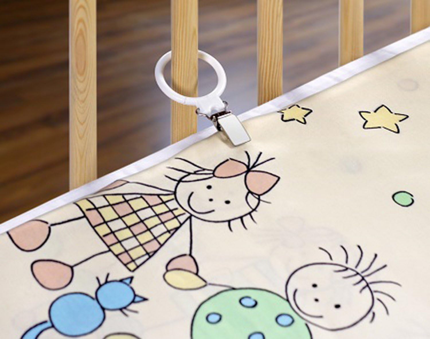 Reer 4589 - Enganches para la ropa de cama (4 unidades): Amazon.es: Bebé