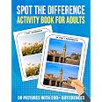 Spot the Difference Book for Adults: Adult Activity book - 30 pictures ...