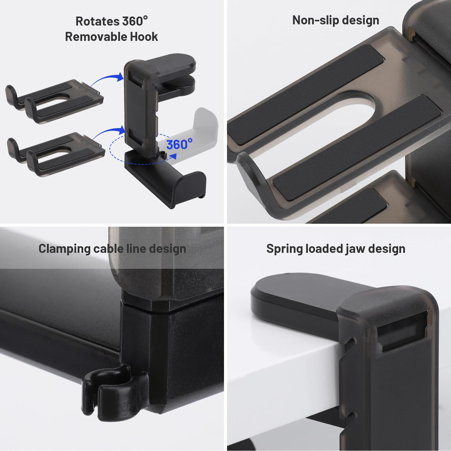 Mua PC Gaming Headphone Stand & Controller Holder, 3 in 1 Under Desk ...