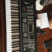 Amazon.com: Hamzer 61-Key Digital Music Piano Keyboard - Portable ...