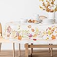 Amazon.com: Bnejvif Thanksgiving Tablecloth Oval Fall Tablecloths Oval ...