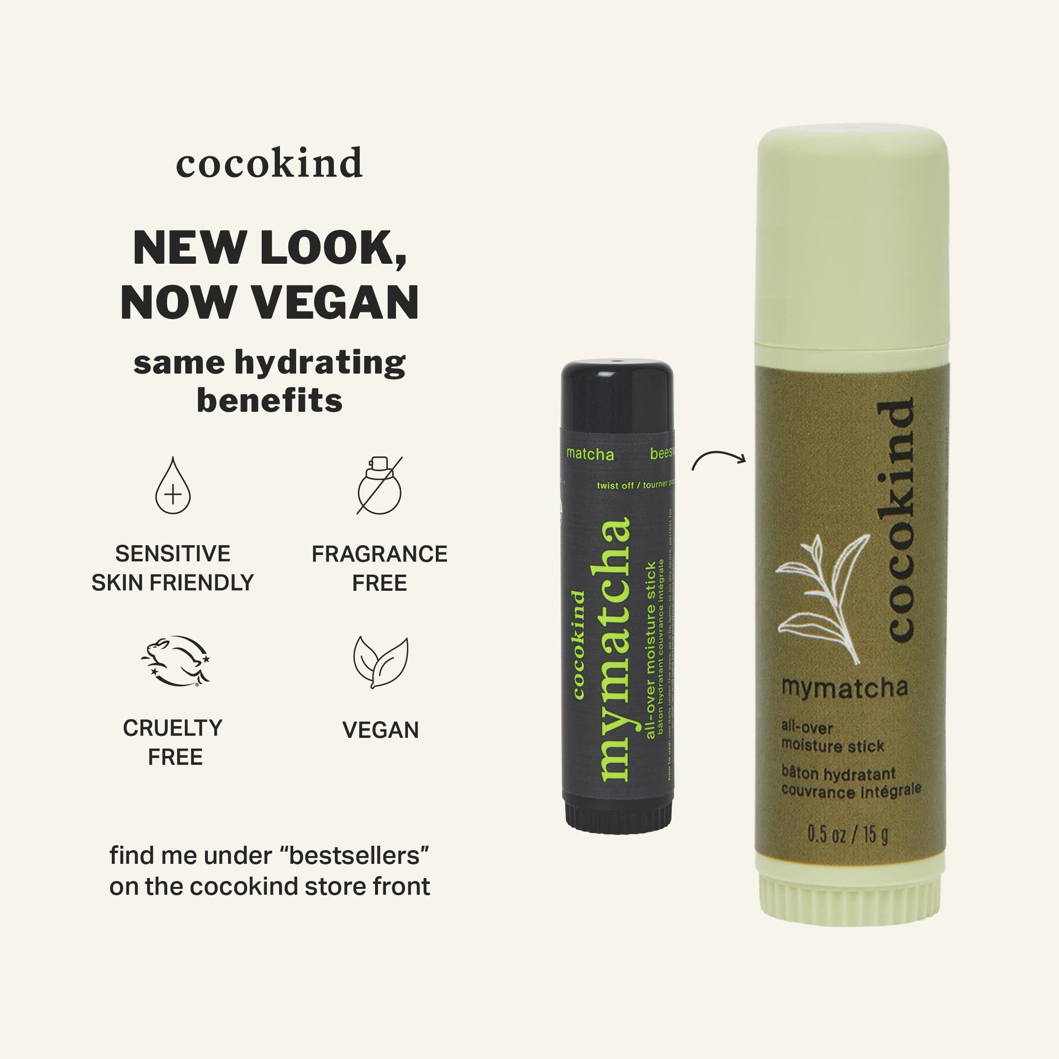 Mua Cocokind Mymatcha All-Over Moisture Stick, Lip Balm and Eye Cream ...