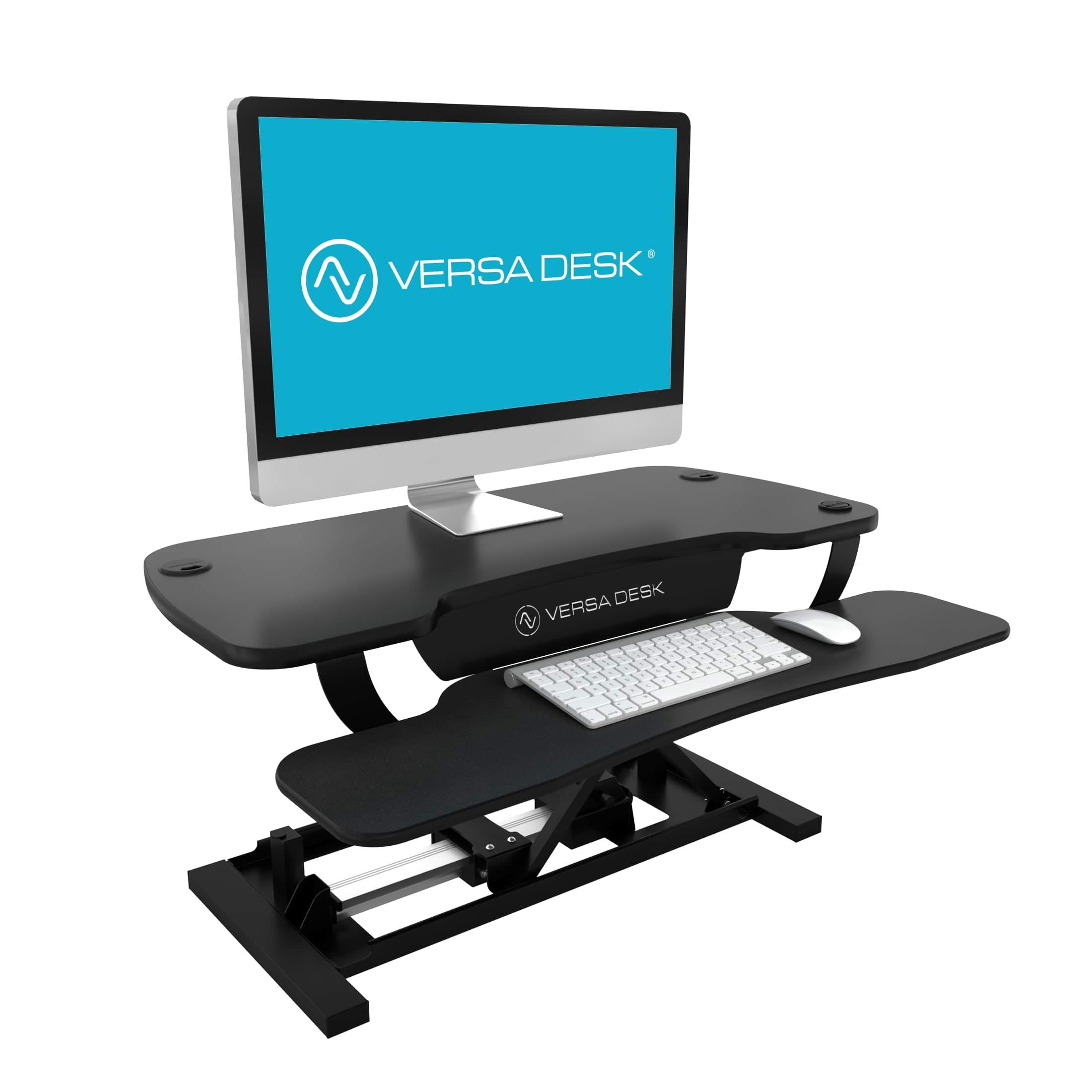 VersaDesk Power Pro 36 Electric Height Adjustable Desk Riser Sit VersaDesk Power Pro 36 Electric Height Adjustable Desk Riser Sit