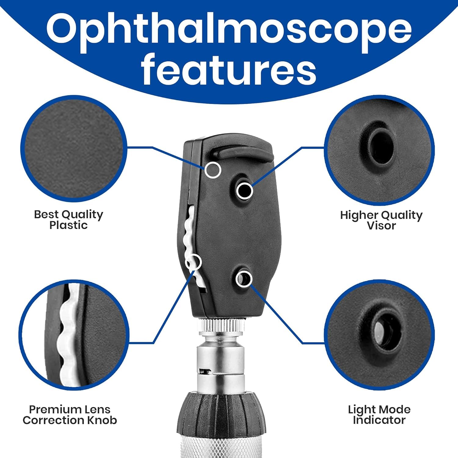 Mua Zyrev 2 in 1 Otoscope Oph Set - Perfect for Nursing & Medical ...