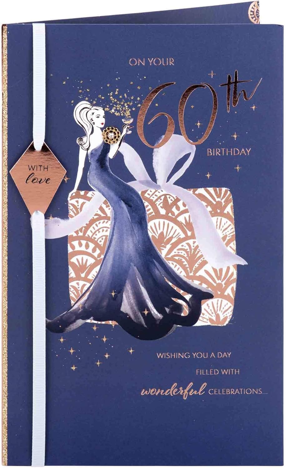 Clintons: Glamorous Girl 60th Birthday Card, 60th Milestone Birthday ...