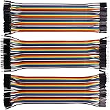 Elegoo 120pcs Multicolored Dupont Wire 40pin Male to Female, 40pin Male to Male, 40pin Female to ...