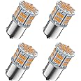 Amazon.com: Melphan-Auto 1156 Bulb Amber Yellow, 1141 1003 BA15S Led ...