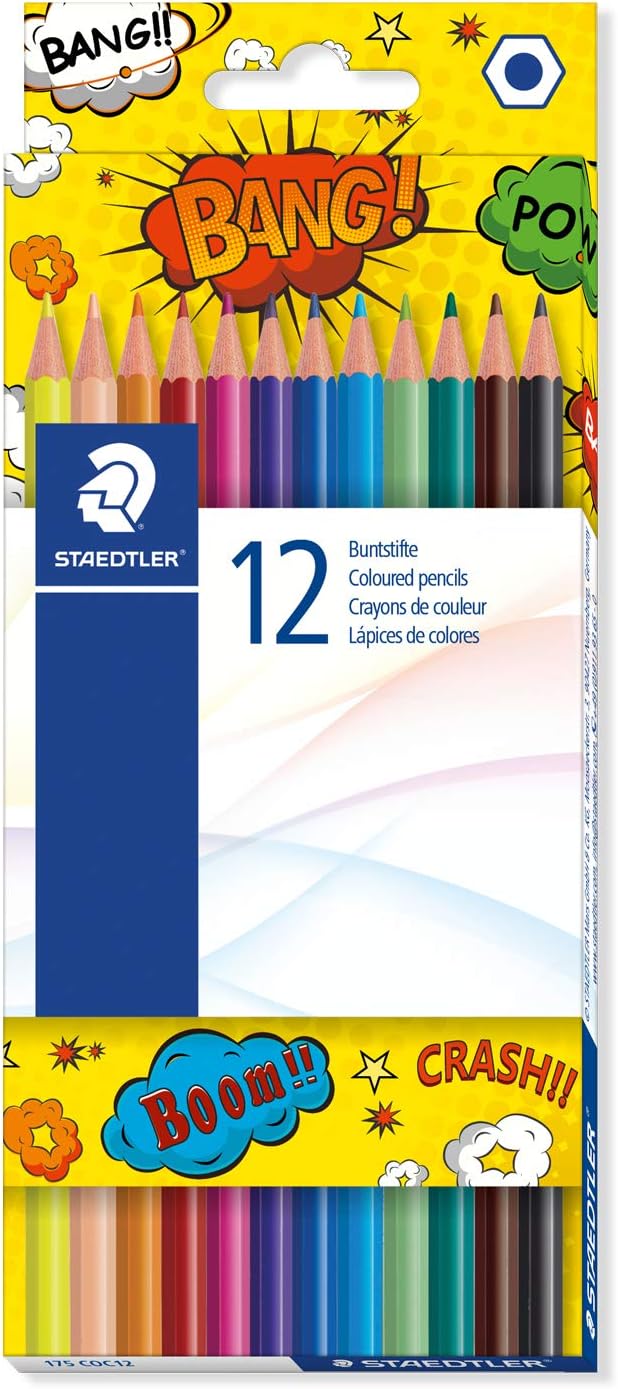 Staedtler 175 COC12 Hexagonal Colouring Pencils (Pack of 12): Amazon.co ...