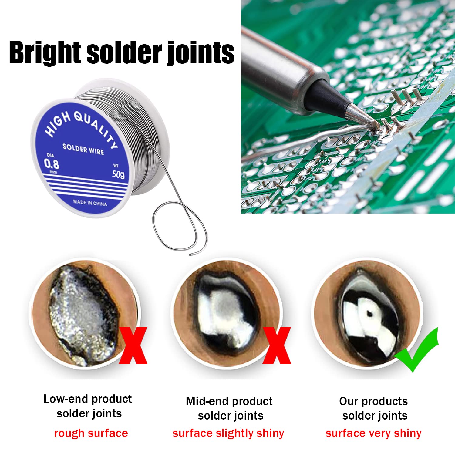 Mua Solder Wire,Diameter Rosin Core Solder Wick for Electronic Electrical Soldering Components ...