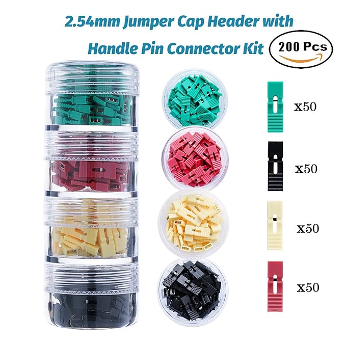 200 Pieces Standard Computer Jumper Caps with Handle: Amazon.de ...