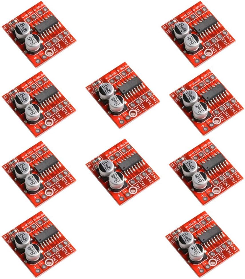 Dmyond DC Motor Driver MX1508 Mini Dual Channel 10pcs 1.5A L298N PWM Speed Controller Dual H ...