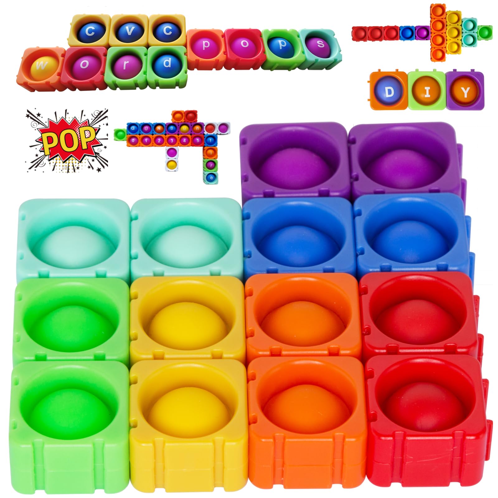 Mua JeewLet-POP MultiSensory Pop-CVC-Fidget-Classroom-Toys。Funny ...