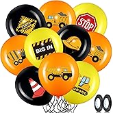 Amazon.com: Construction Party Balloon Garland Kit, 125PCS Black Orange ...