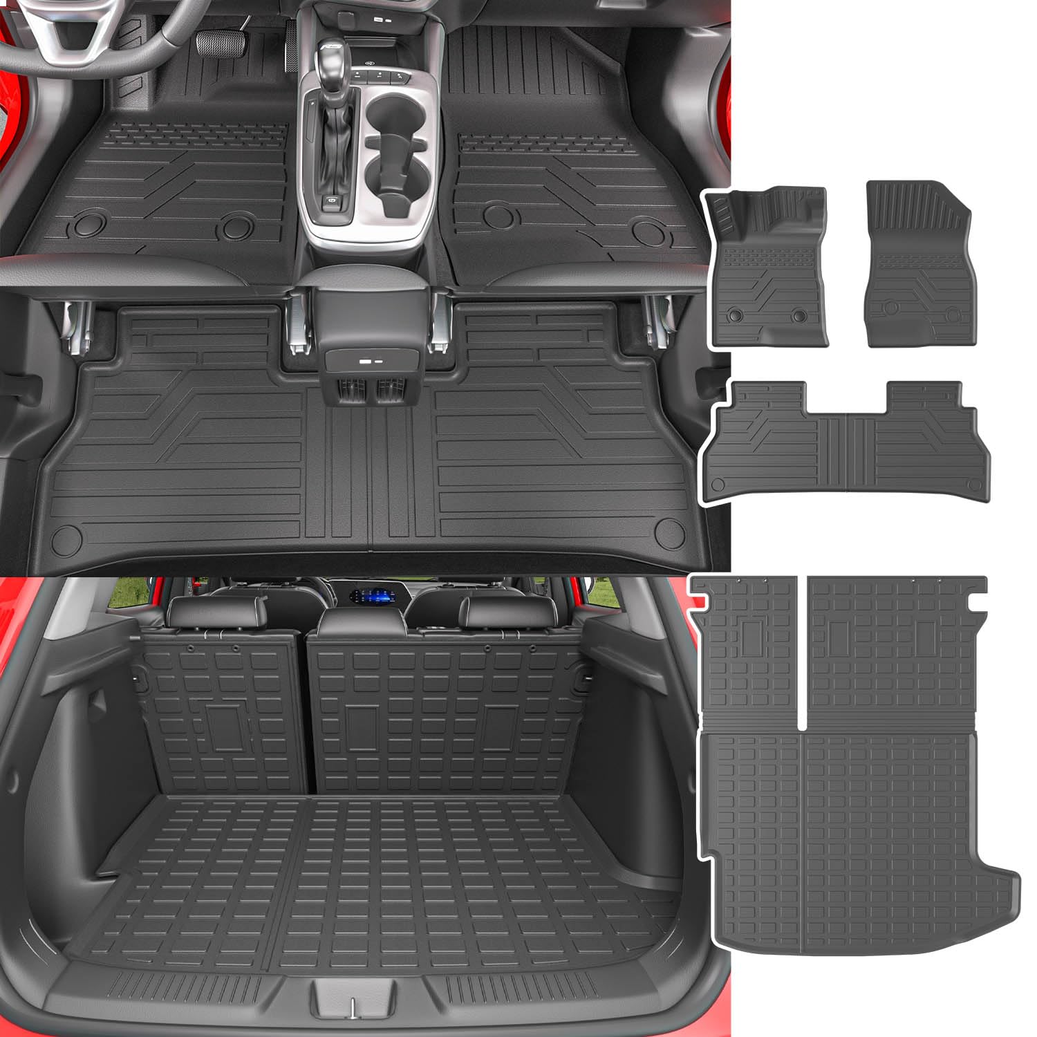 powoq Floor Mat Compatible with 2024 2025 Chevy Trax Trunk Mat with ...