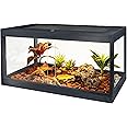 Amazon.com : Reptile Terrarium Tank Openable Metal Mesh Top, Bearded ...