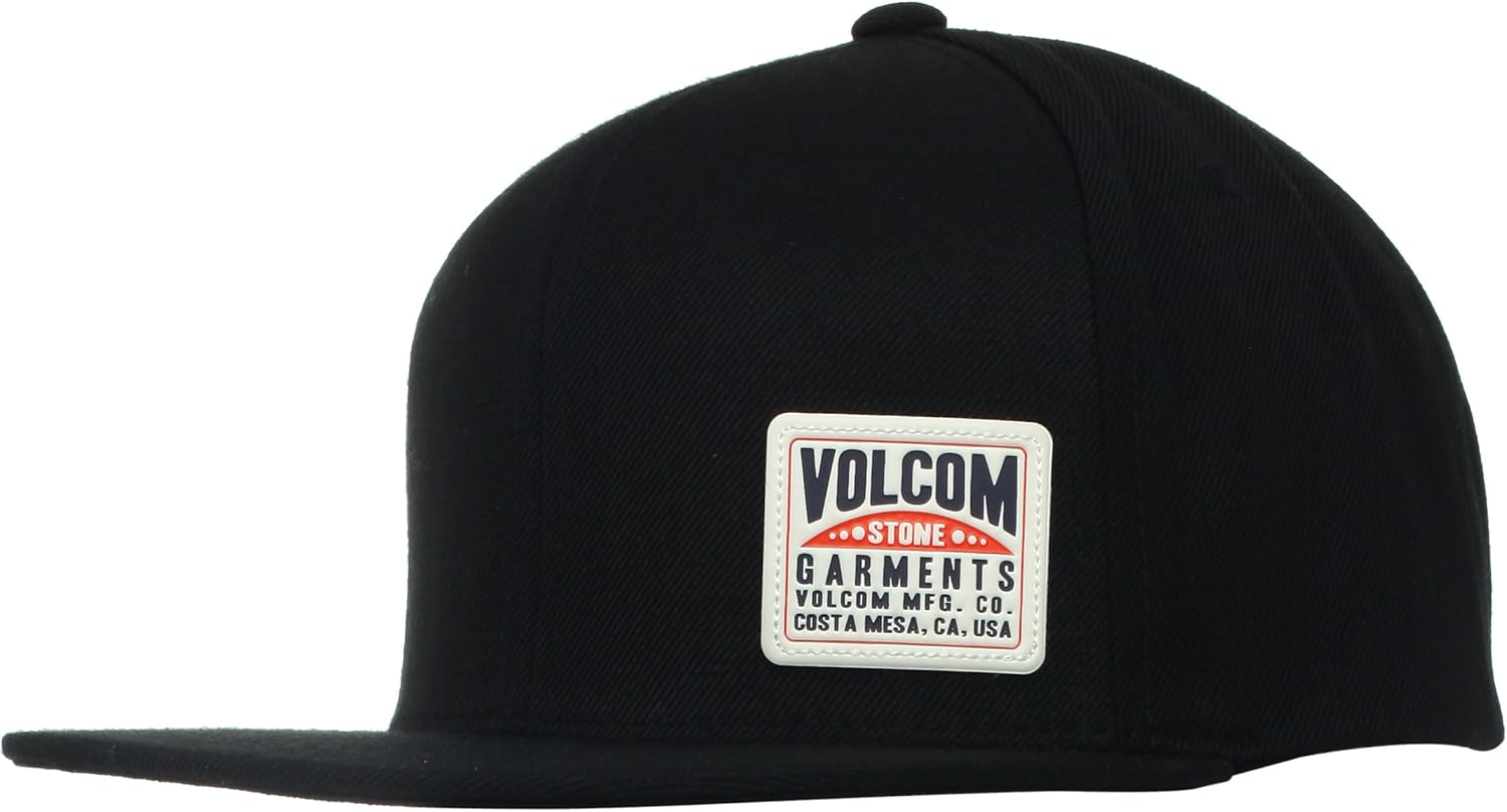 Amazon.com: Volcom Men's Garment Snapback Hat, Black, One Size: Clothing