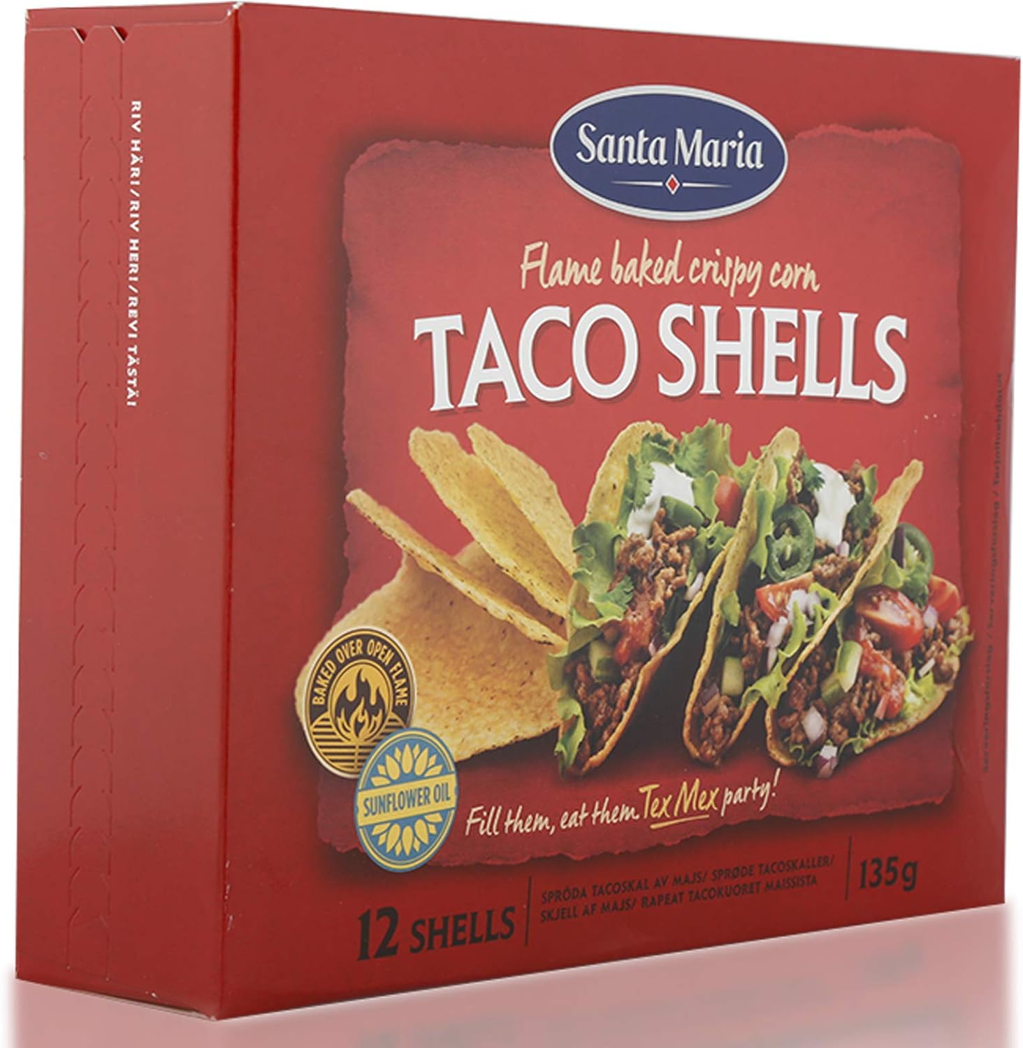 Santa Maria Corn Taco Shells Tex Mex, 12 rŽservoirs, 135 g: Amazon.fr ...