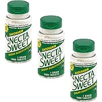 Amazon.com: Necta Sweet 1-Grain Saccharin Tablets - Zero-Calorie Sugar ...