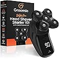 Amazon.com: Groomie Cordless Bald Head Shavers for Men, BaldiePro Head ...