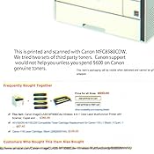 Amazon.com: Canon Color imageCLASS MF8580Cdw Wireless All-in-One Laser ...