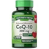 Amazon.com: Nature's Truth CoQ10 100mg | 120 Softgels | High Absorption | Non-GMO & Gluten Free ...