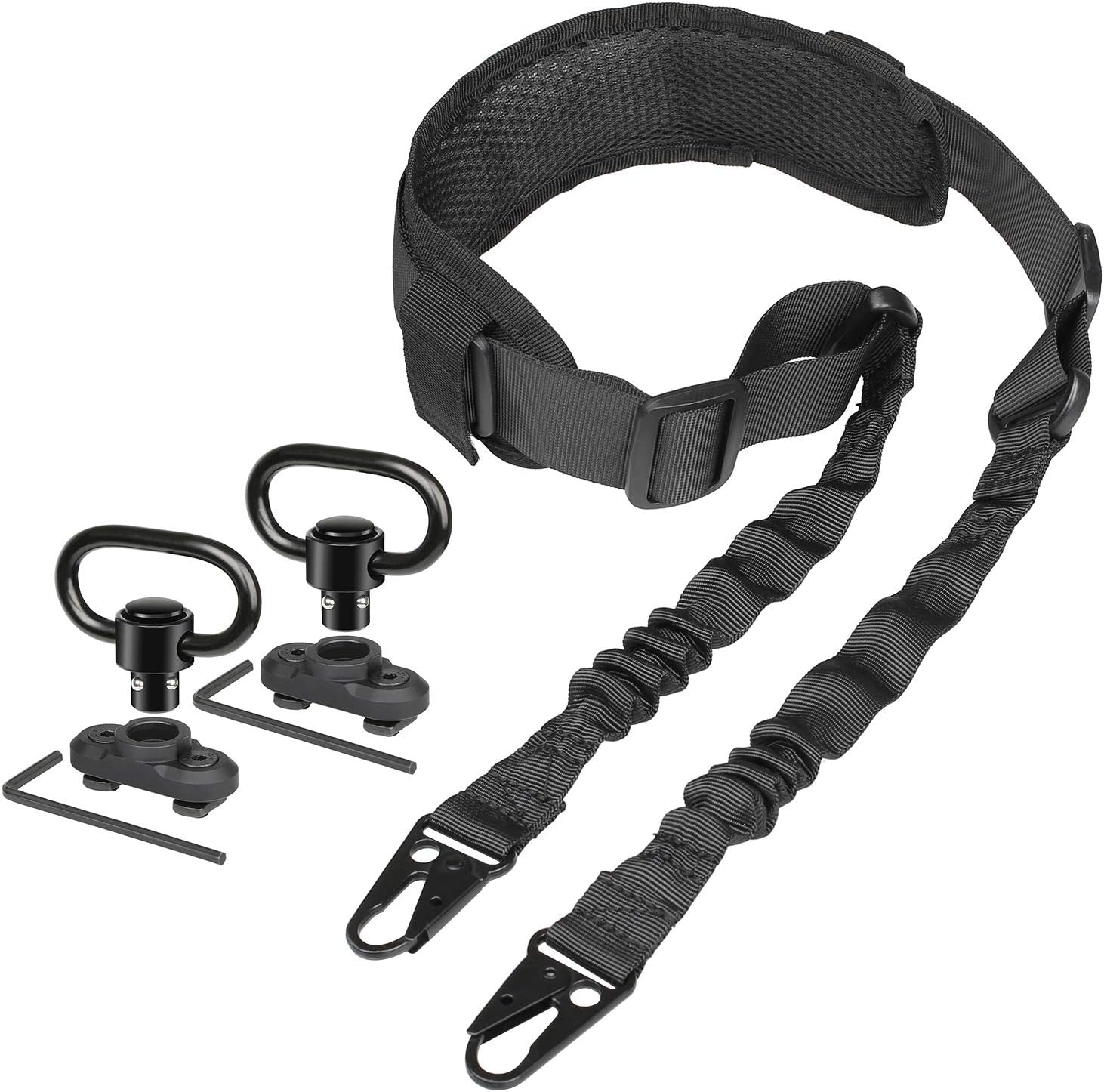 Amazon.com : GOHIKING QD Sling Mount Swivels - 2 Pack 1.25" Quick ...