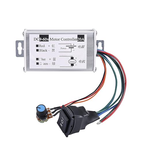 DC Motor Speed Controller,Brush Motor Driver Controls Module DC 9V-60V ...