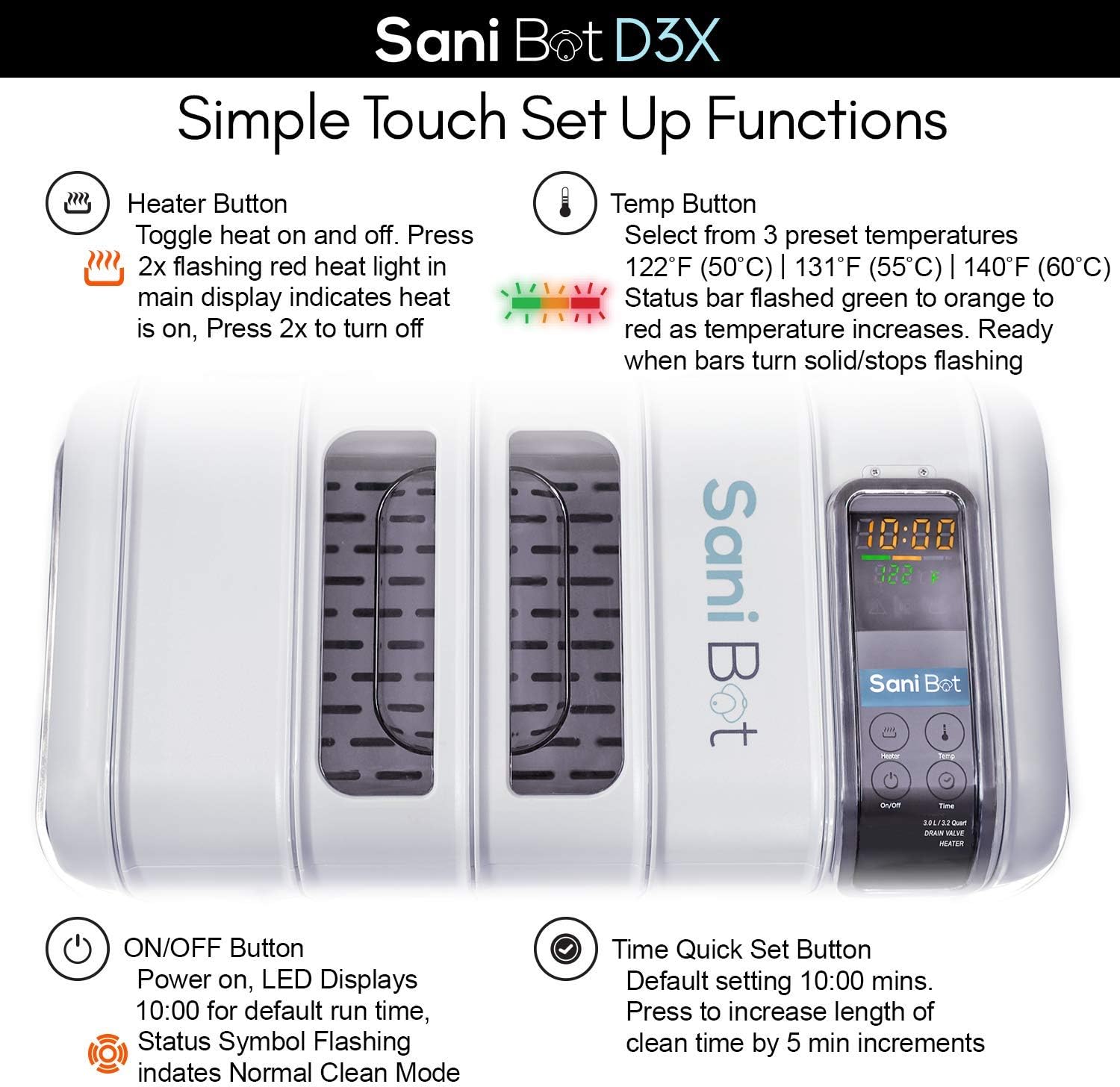 Sani Bot D3X Cpap Mask Sanitizer Cleaning Machine | Cpap Equipment ...