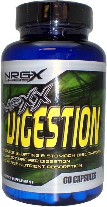 Amazon.com: NRG-X Labs Maxx Digestion Capsules, 60-Count Bottle: Health ...