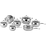 Lagostina 13pc Stainless Steel Cookware Set: Amazon.ca: Home & Kitchen