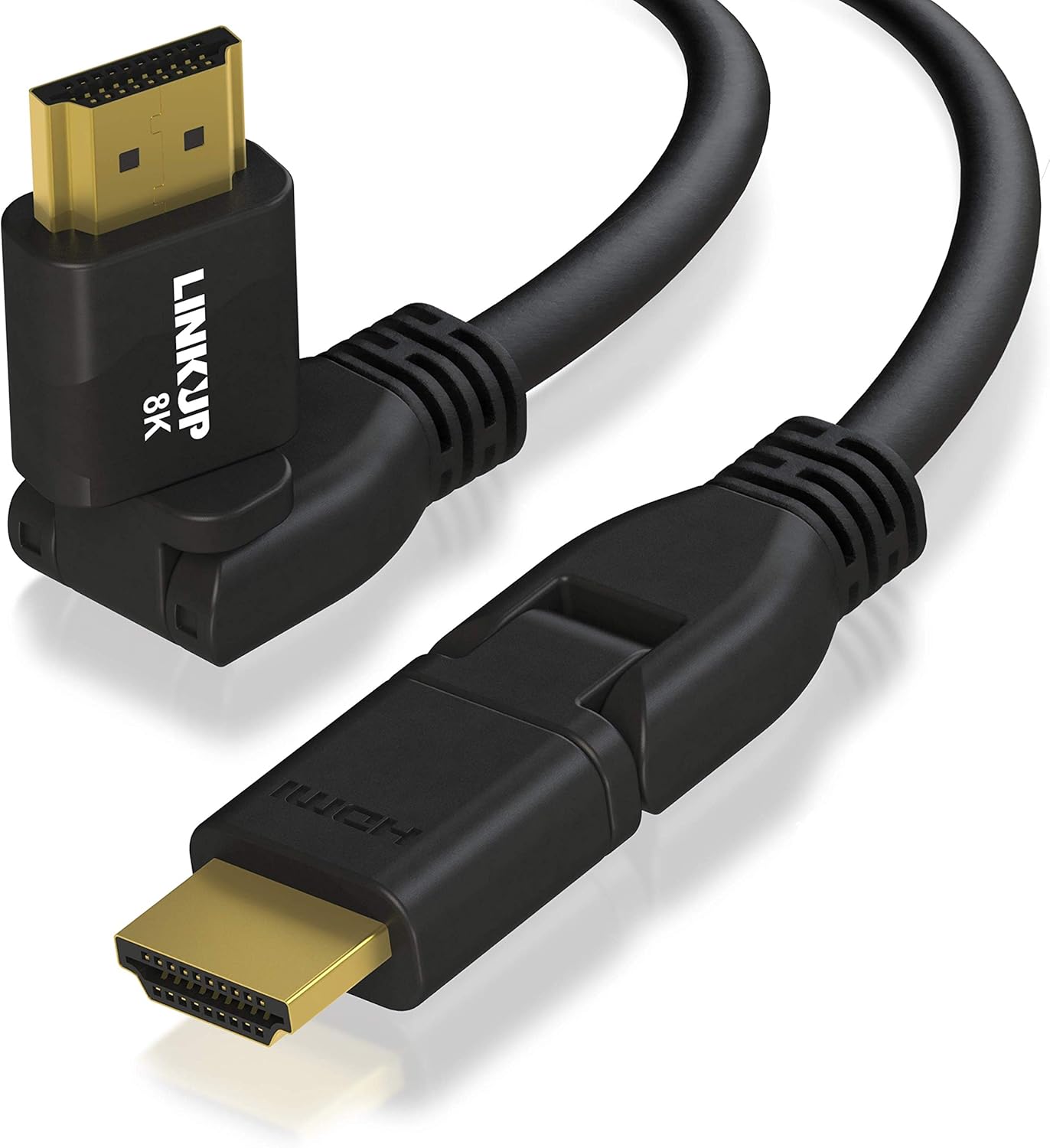 LINKUP – 8K Cable HDMI 2.1 60Hz 360° Conector Ángulo Giratorio | Video ...