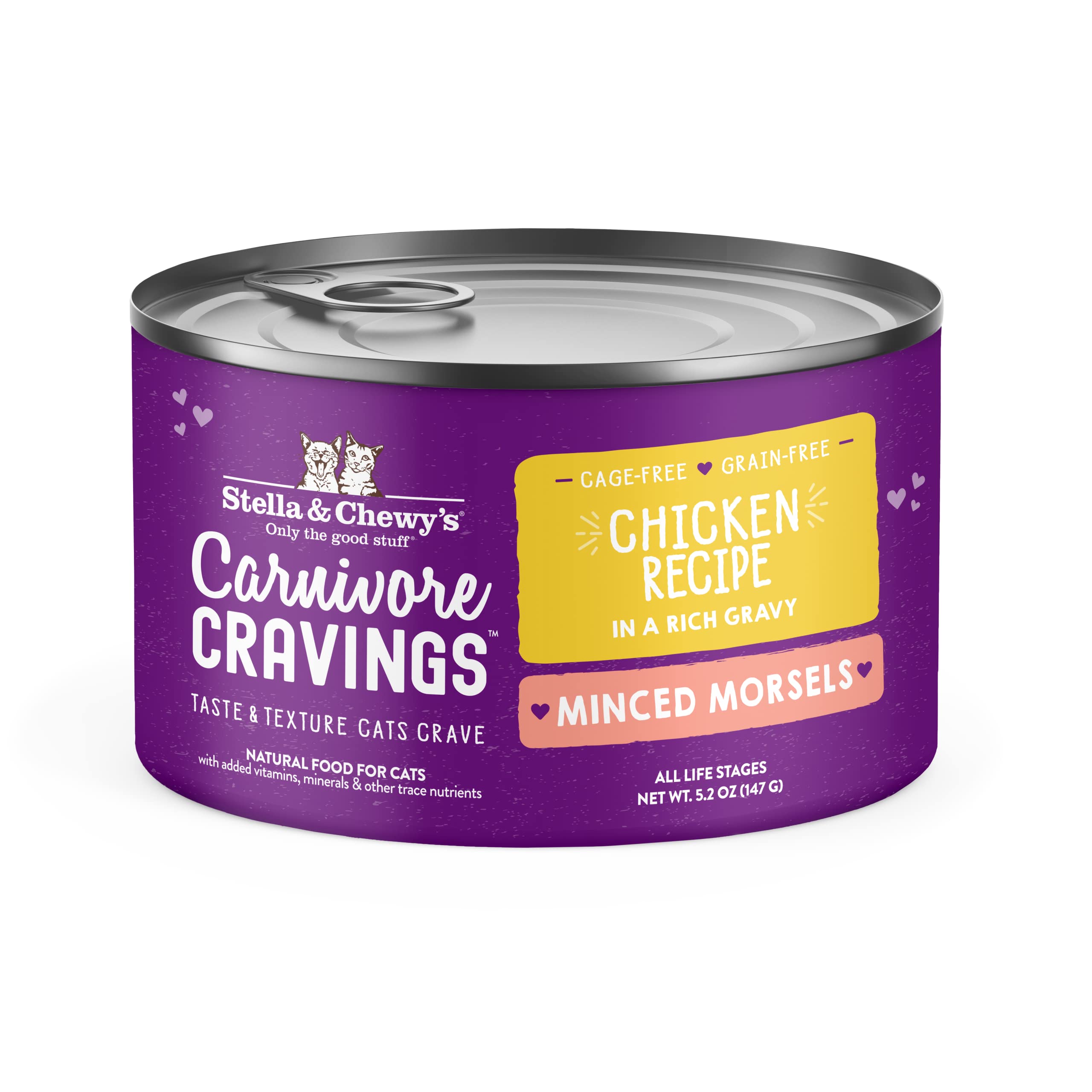 Stella & Chewy’s Carnivore Cravings Minced Morsels Cans – Grain Free ...