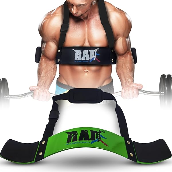Workout Equipment Heavy Duty Arm Blaster Pro + Wrist Wraps - Bicep Curl ...