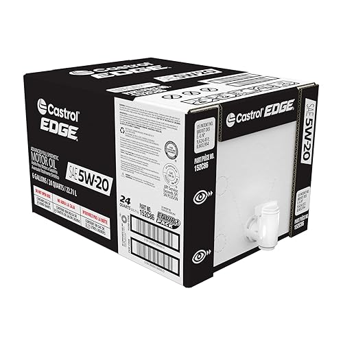 Castrol EDGE 5W-20 Advanced Full Synthetic Motor Oil, 6 Gallon Enviro ...