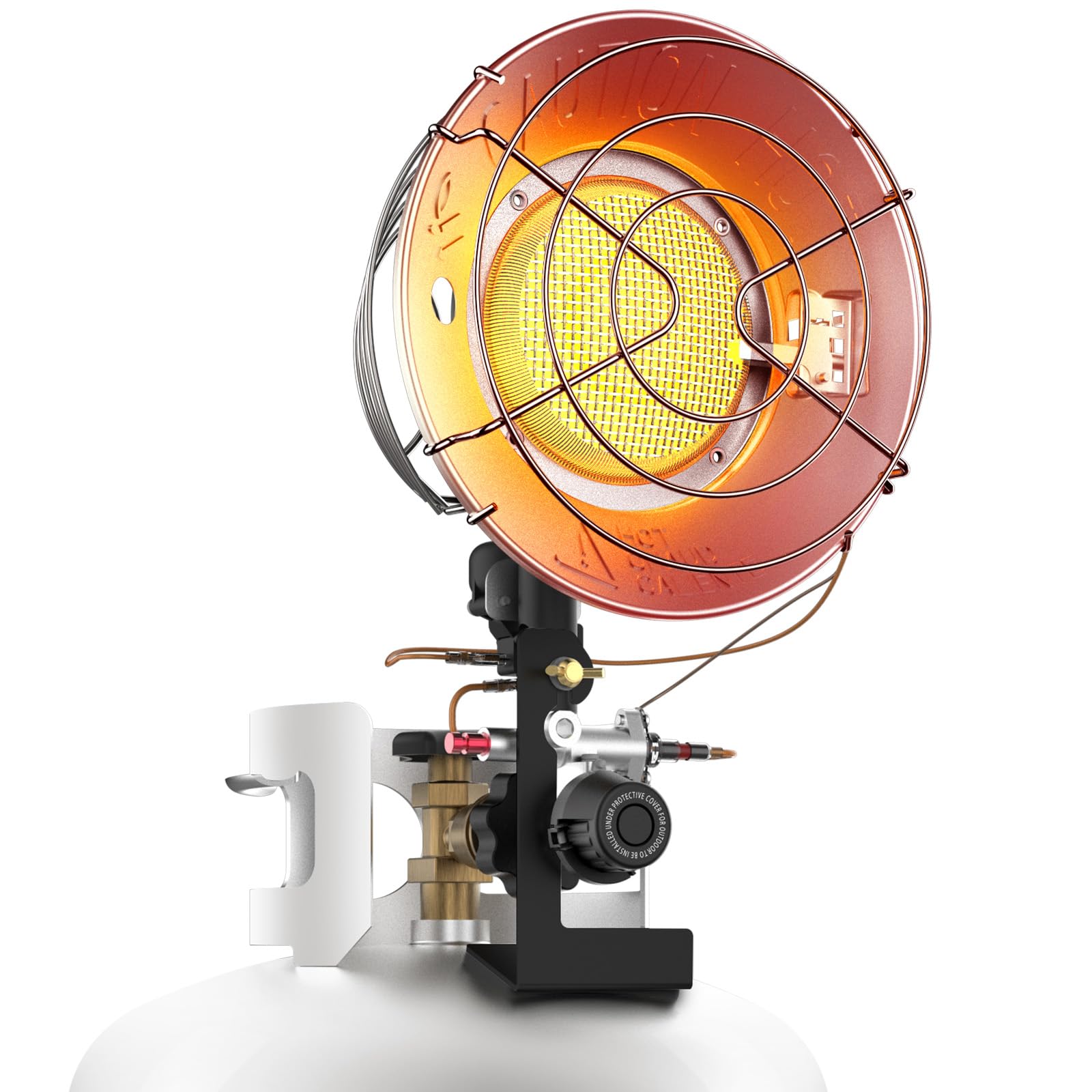 GASLAND Outdoors 15,000 BTU Propane Tank Top Heater, Single Tank Top ...