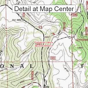 Amazon.com : USGS Topographic Quadrangle Map - Fairview Lakes, Utah ...