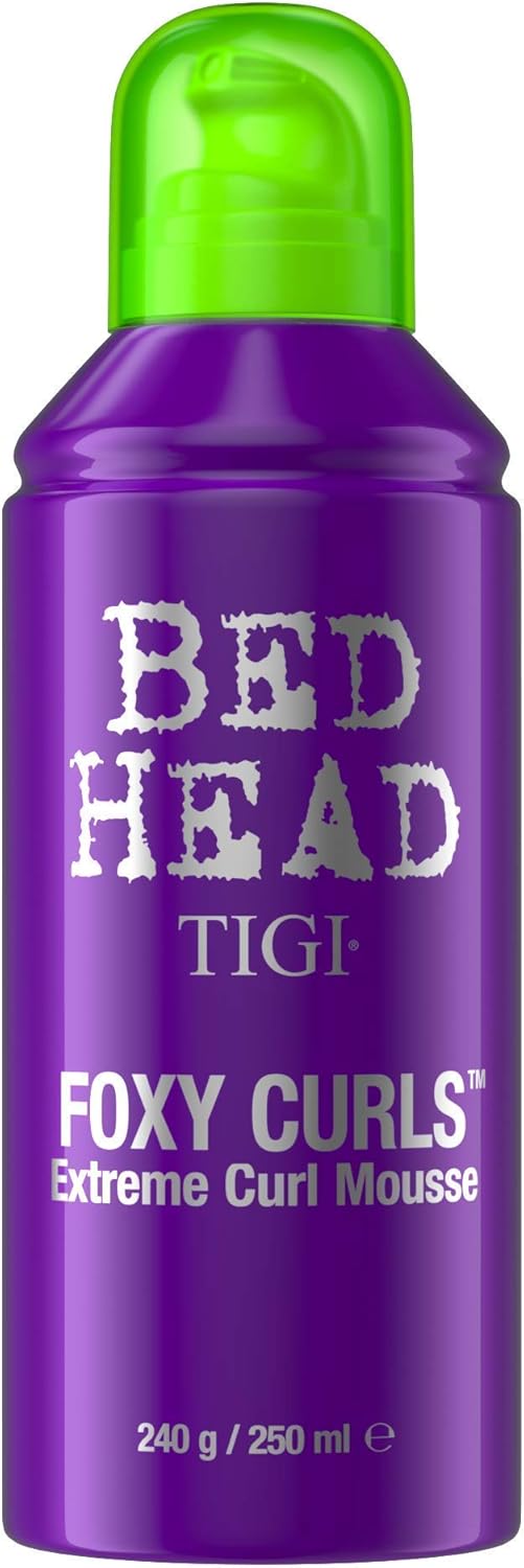 TIGI Bed Head Foxy Curls Extreme Curl Mousse for Curl Definition, 250 ...