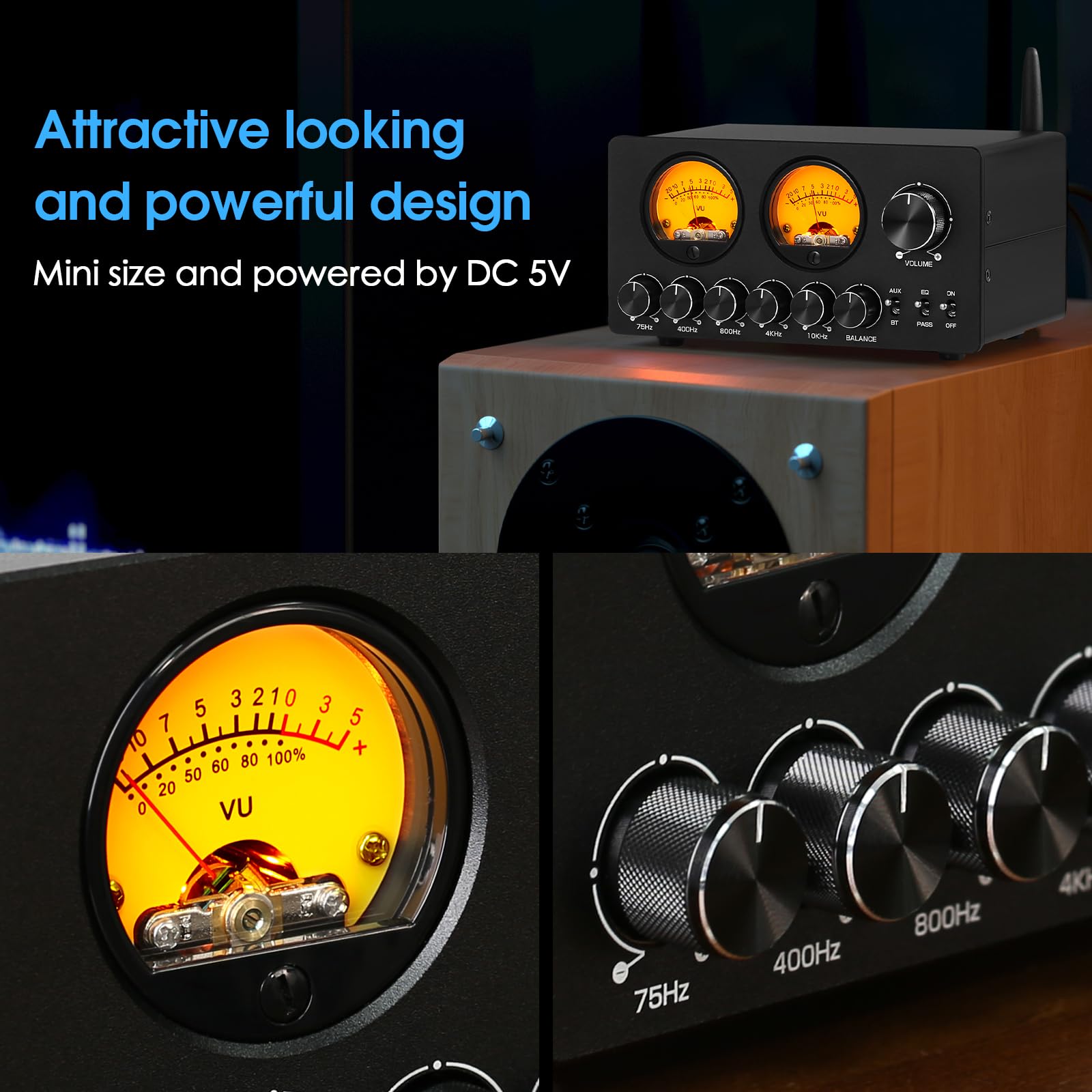 Mua Douk Audio 5 Band Equalizer Bluetooth EQ Preamp for Home Stereo ...