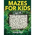 Mazes For Kids Ages 4-8: Maze Activity Book | 4-6, 6-8 | Workbook for ...