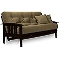 Amazon.com: Nirvana Futons Westfield Complete Futon Set - Espresso ...