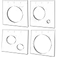 Amazon.com: Router Jig Template Circle Inlay Templates 4'' Decorative ...