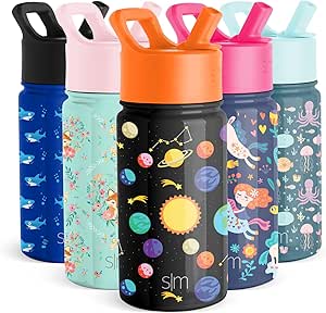 Amazon.com: Simple Modern Kids Water Bottle with Straw Lid | Insulated ...