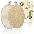 Amazon.com: Natural Loofah Exfoliating Body Scrubber(2Pack),Made from ...