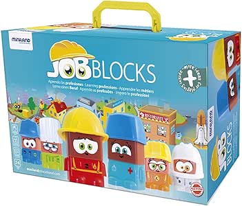 Amazon.com: Miniland Educational - Job Blocks Board Game: Toys & Games