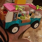 LEGO 41397 Friends Juice Truck Toy Playset with Emma, Two Dolphins and ...